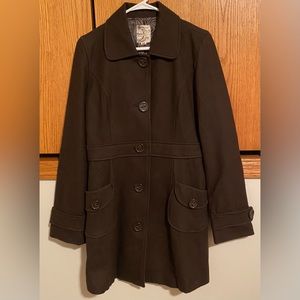 Tulle | Jackets & Coats | Tulle Original Brown Wool Jacket | Poshmark